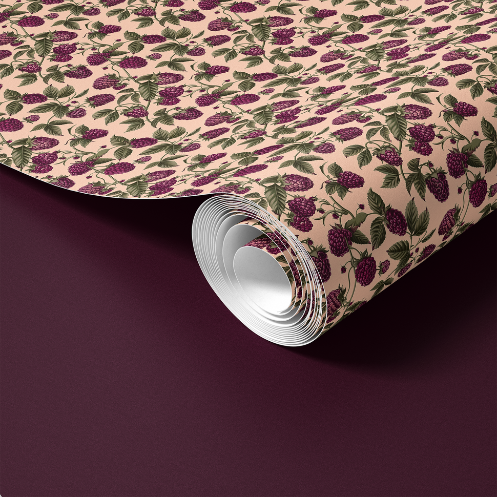 Bountiful Blackberries | Purple Berry Contact Paper for Shelves, Cabin ...