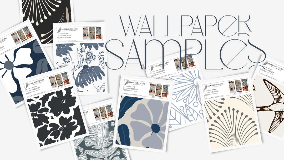Wallpaper Samples – Order Custom Printed Test Swatches | James & Colors ...