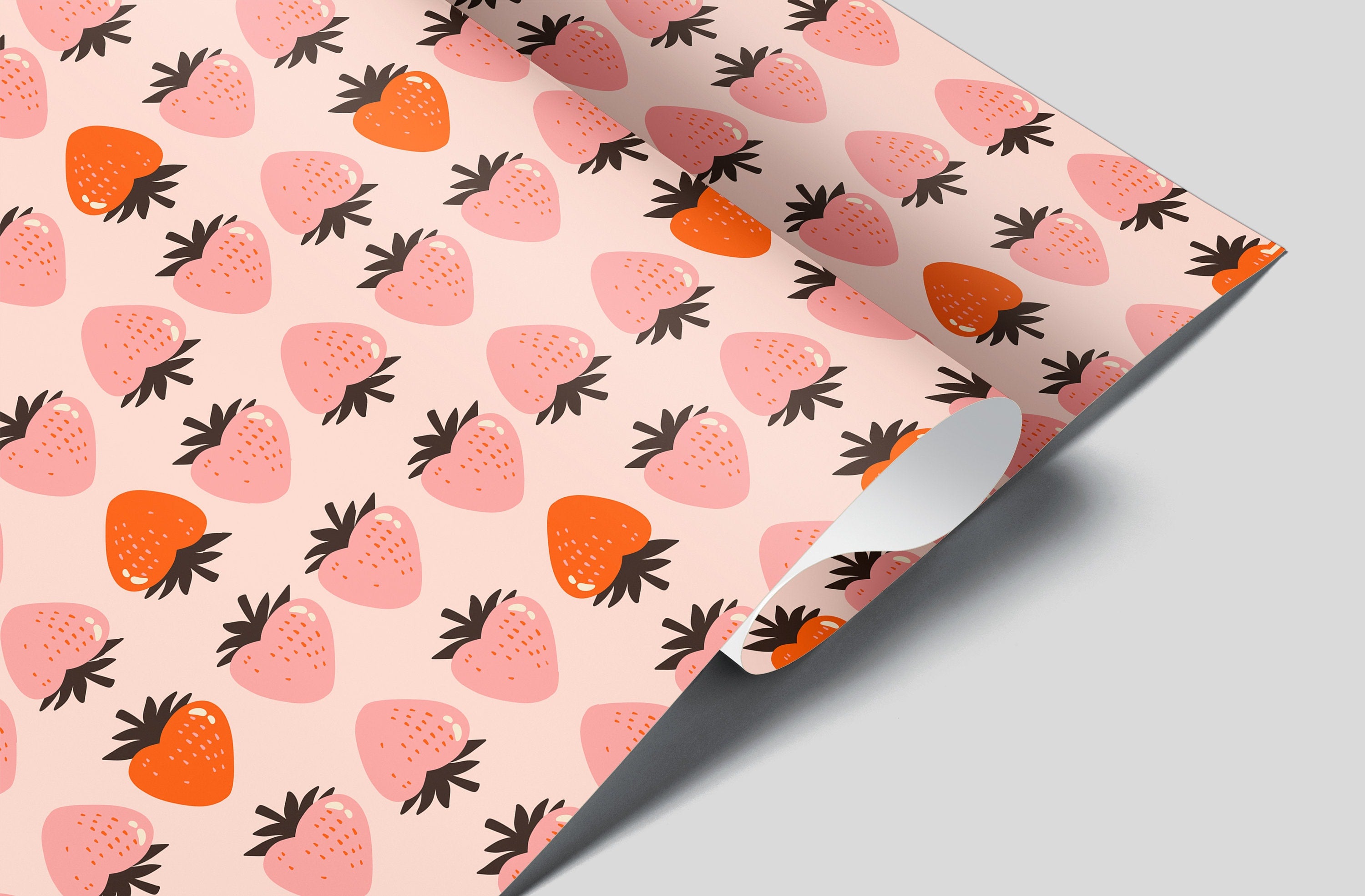 Vintage Strawberry Peel and Stick Contact Paper | Wallpaper | Removabl ...