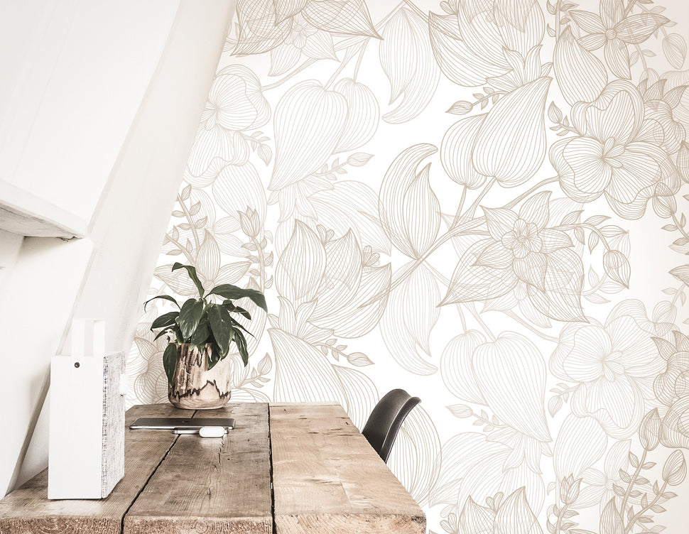 Barefield Petal Wallpaper – 3872 – James And Colors