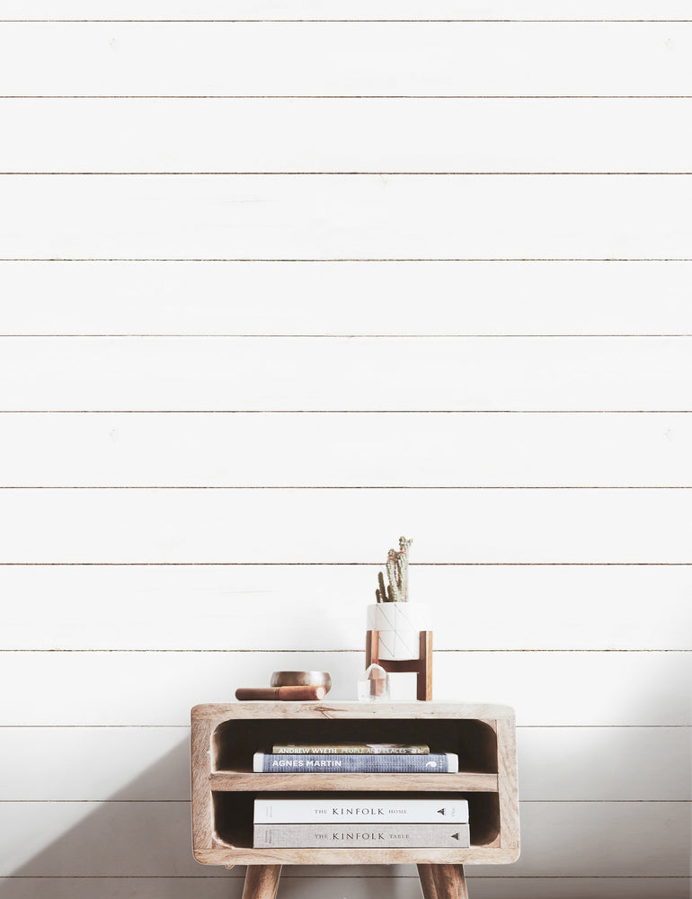 Plank Perfection | Horizontal Shiplap Removable Wallpaper for Office ...