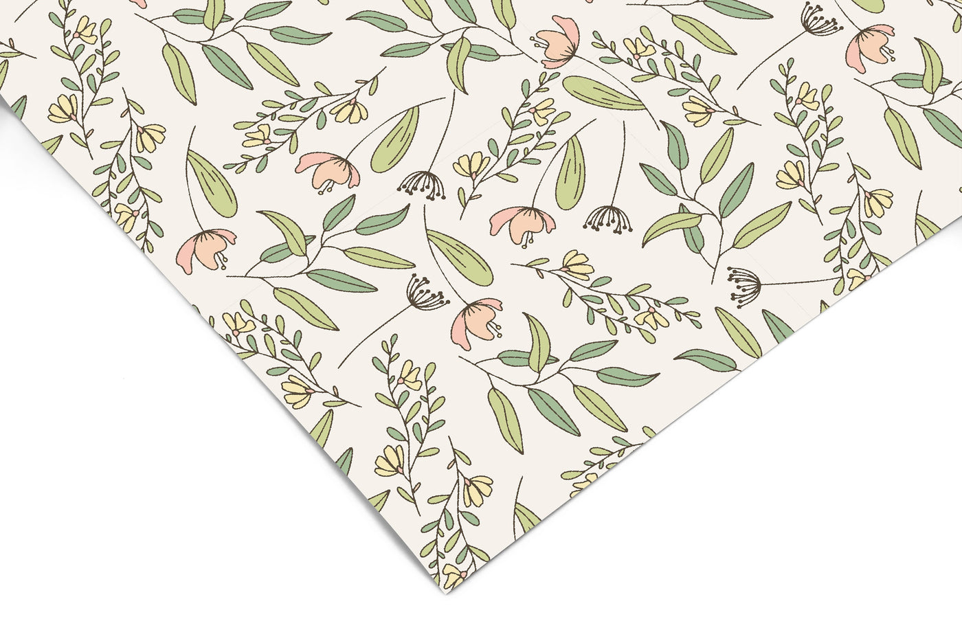 Light Pink Floral Contact Paper | Peel And Stick Wallpaper | Removable ...